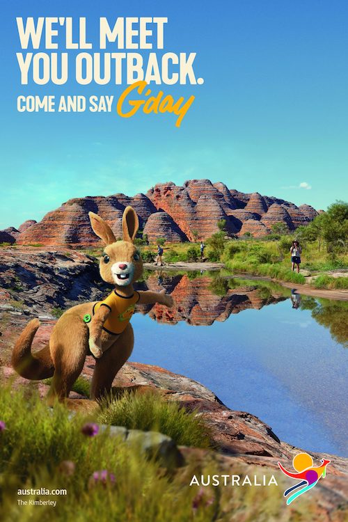 M&C Saatchi & Tourism Australia: Ruby, the souvenir kangaroo, shows the ...