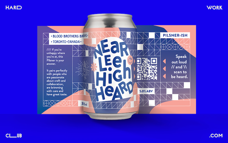 Hard Work Club: The recruitment ad on a beer can – The Stable