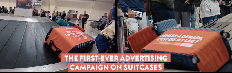 Australie.Gad: Corsair runs ads on suitcases on rivals’ baggage claim ...