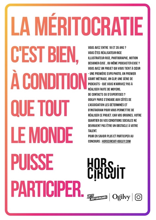 Ogilvy Paris: Hors Circuit opens for entries for emerging French ...
